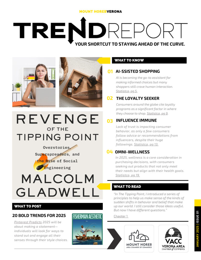 The Trend Report - Verona Area Chamber of Commerce